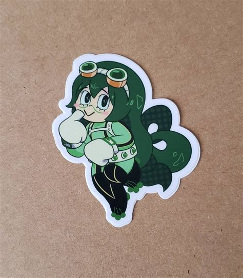 BNHA Tsuyu Asui Sticker Etsy