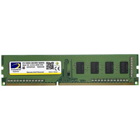 Ram Ddr3 2gb 1600mhz Twinmos Mdd32gb1600d
