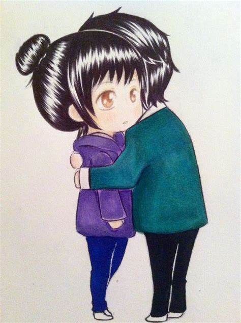 Chibi Hug By Itzel 19 On Deviantart
