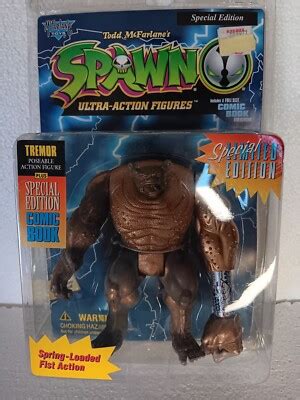 Mcfarlane Toys Spawn Ultra Action Figures Gold Tremor With Special