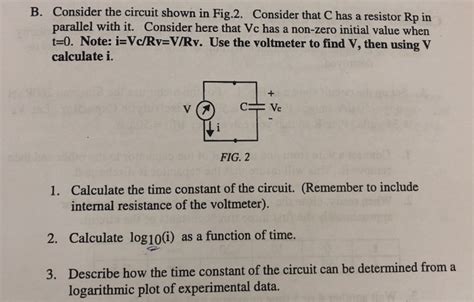 Solved Consider The Circuit Shown In Fig Parallel With Chegg