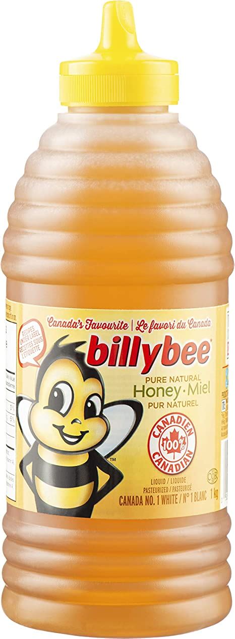 Billy Bee Honey Squeeze Bottle 1kg Mia Food Service