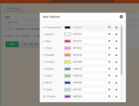 Ship Color Palette Experiment · Issue 5327 · Microsoftpxt Arcade · Github