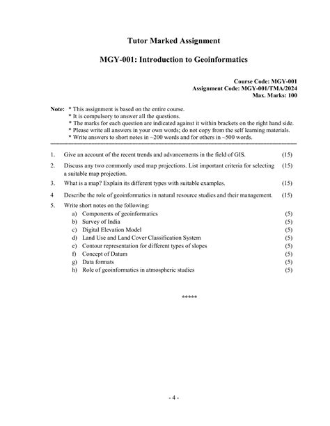 Ignou Mgy 001 Solved Assignment 2024 English Medium