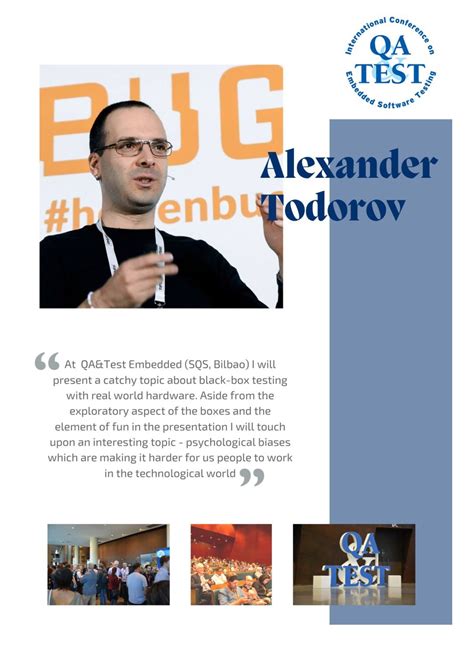 Qaandtest Embedded Conference On Linkedin Qatest Conference Software