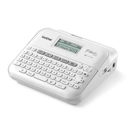 User Manual Brother P Touch D410 English 121 Pages