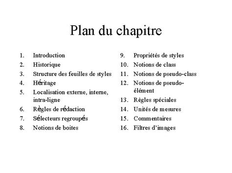 chapitre 4 les feuilles de styles css cascading