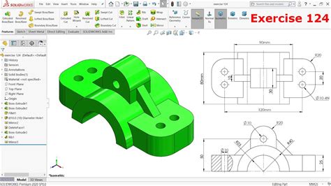SolidWorks Tutorial For Beginners Exercise YouTube