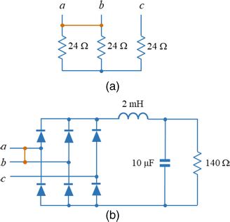 Threephase Representation Of Load A Linear And B Nonlinear Cases Download Scientific