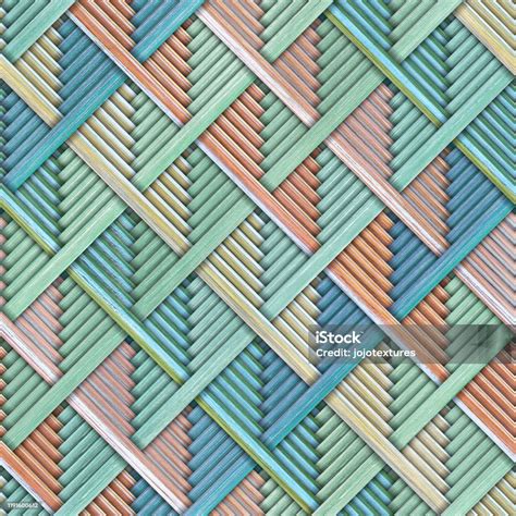 대각선 줄무늬 패턴 직조 나무 질감 3d 일러스트와 원활한 질감 0명에 대한 스톡 사진 및 기타 이미지 0명 건축물 그라데이션 Istock