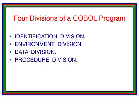 Ppt Business Programming In Cobol Powerpoint Presentation Free