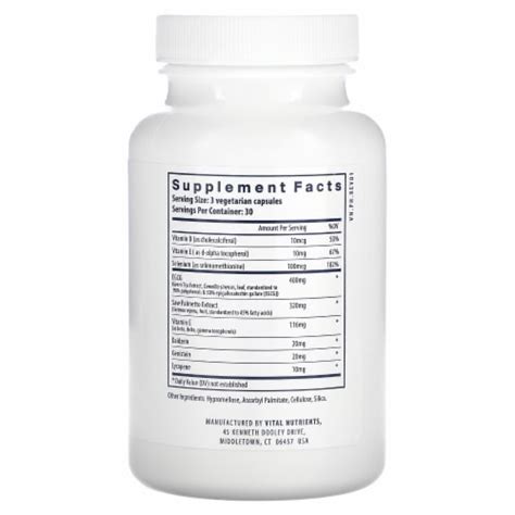 Vital Nutrients Prostate Health Tx 90 Vegetarian Capsules 90 Count