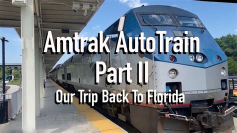 Amtrak Autotrain To Florida Youtube