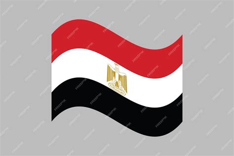 Premium Vector Egypt Flag The Flag Of Egypt National Egypt Flag