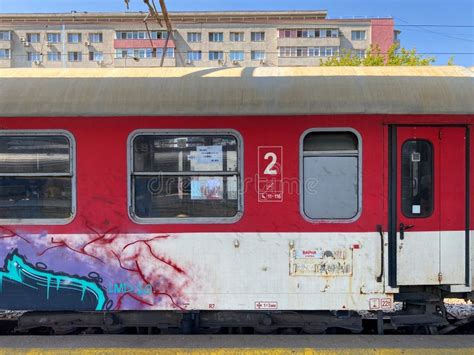 Bdz 21 50 Bmz Wagon Irn 461 Bucuresti Nord Sofia Varna Istanbul Halkali Editorial Image