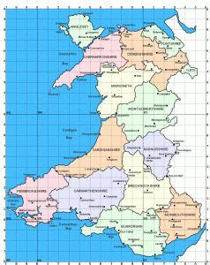 Map Of Wales With Major Cities And Roads