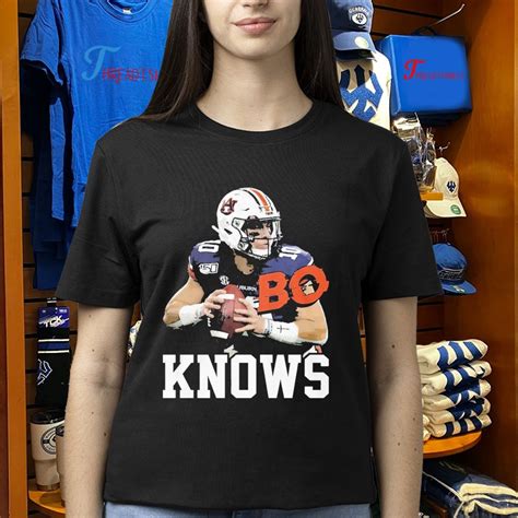 Bo Nix College Football Fan Bo Knows Parody T Shirt Hoodie Longsleeve Tee