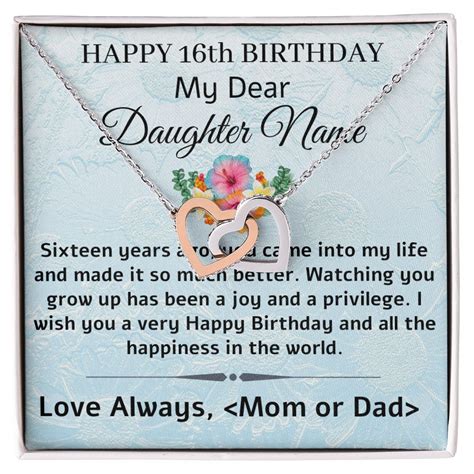Sweet 16 Birthday To Daughter