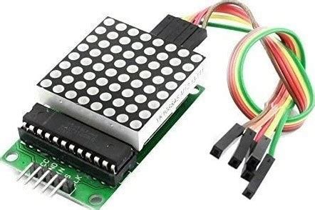 Generic MAX Red LED Dot Matrix Display Module MCU Control DIY Kit