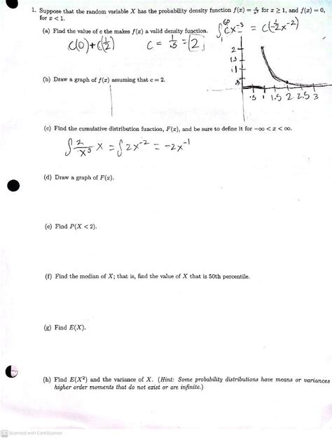 Solved Suppose That The Random Variable X Has The Chegg