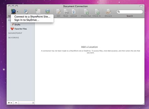 How To Use Microsoft Document Connection For Mac With Genotec Hosted