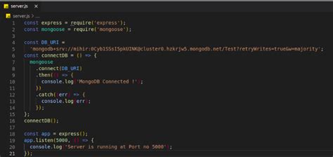 Connect To A MongoDB Database Using Node Js And Store Data