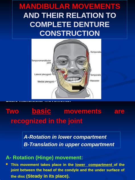 Mandibular Movements Modified Pdf