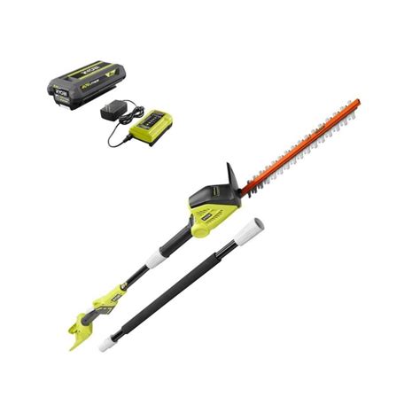 Ryobi 40v 18 Inch Cordless Battery Pole Hedge Trimmer With 20 Ah