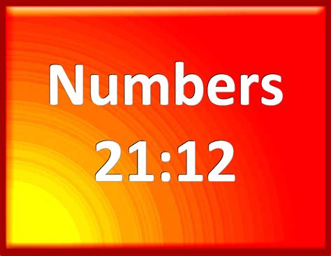 Numbers 2112 From There They Removed And Pitched In The Valley Of Zared