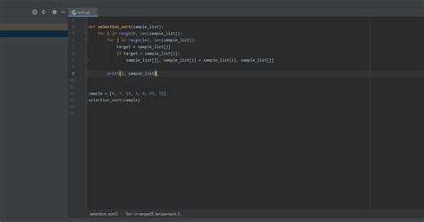 隱龍窟 python 資料結構 selection sort 選擇排序法