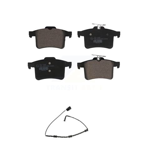Tec Rear Ceramic Disc Brake Pads And Wear Sensors Kit For Car Jaguar Xj