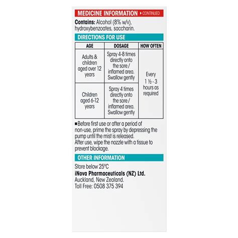 Buy Difflam Sore Throat Spray 30ml Online At Chemist Warehouse