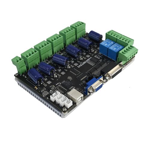 Full Cnc Controller Kit Stepper Motor Drivers With Integrated Mach Control Card Axis