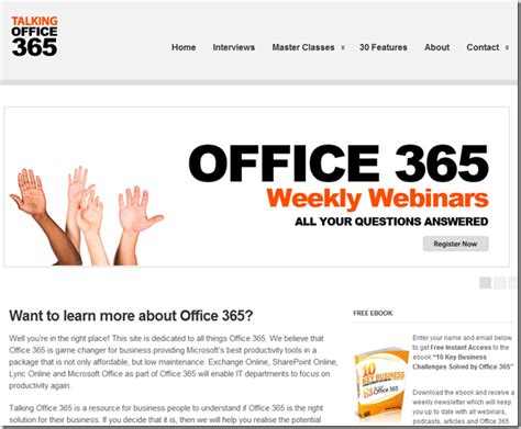 two great sites on office 365 rene modery