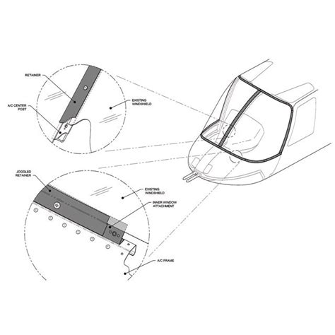 Screw In Windshield Retainer Provisions