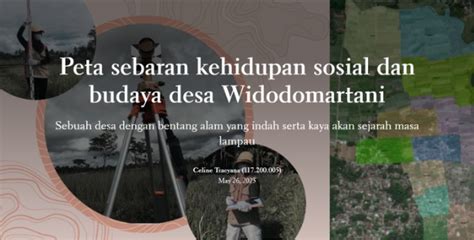 Story Maps Peta Sebaran Kehidupan Sosial Dan Budaya Masyarakat Desa
