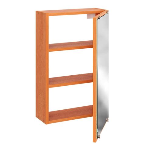 Шафа для ванної Компаніт Дзеркало 6 Вільха 40х17х64 см фото відгуки характеристики в