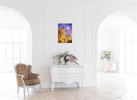 Купити картину «Прогулянка по Андріївському узвозу Вечір в жанрі міський пейзаж олійними