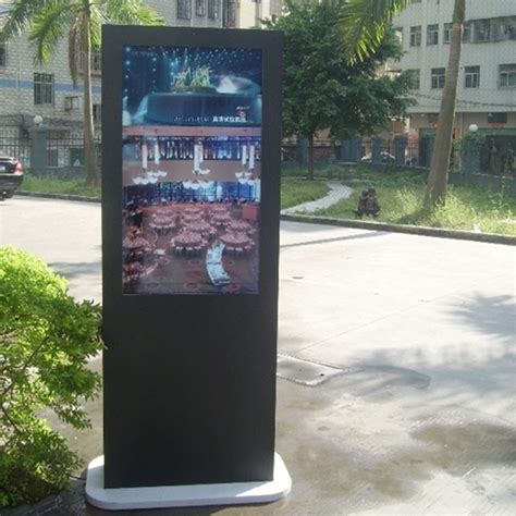 Outdoor Waterproof Full HD LG Panel Touch Screen Outdoor LCD Display Floor Stand Signage