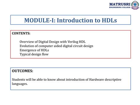 Digital System Design Gatelevel And Dataflow Modeling Ppt