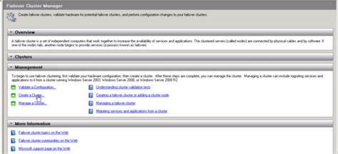 Creating A Windows Cluster