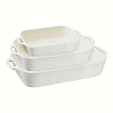 Набор из 3 форм для запекания слоновая кость Staub 40508-174-0 - купить ...