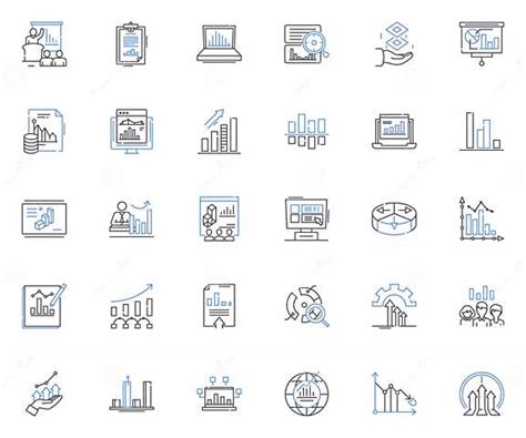 Classifying Line Icons Collection Grouping Sorting Categorizing Separating Organizing