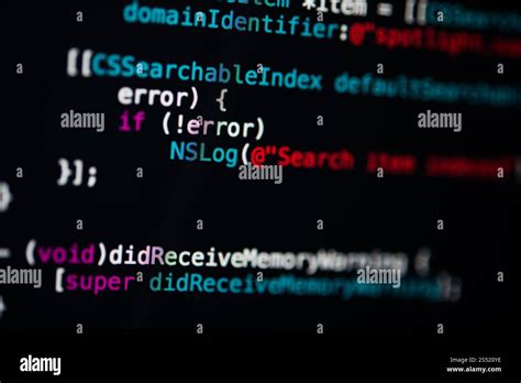 Programming Code Abstract Technology Background Of Software Deve