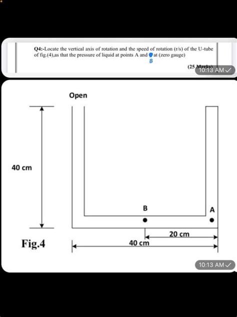 Solved Q Locate The Vertical Axis Of Rotation And The Chegg