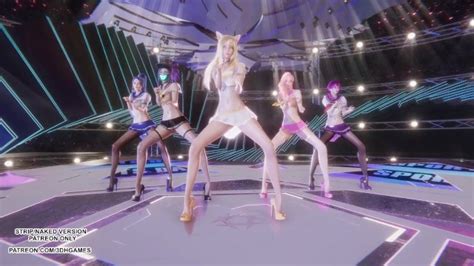 MMD SECRET NUMBER Got That Boom Ahri Akali Seraphine Kaisa Evelynn Sexy Kpop Dance