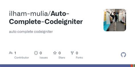 GitHub Ilham Mulia Auto Complete Codeigniter Auto Complete Codeigniter