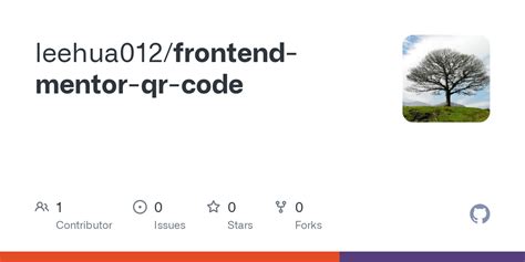 Github Leehua Frontend Mentor Qr Code