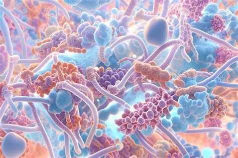 生物形态ai数字艺术 细菌3d渲染柔和色调微生物形态插画 Ai平面元素免费下载 Png格式 4096像素 编号71817713 千图网