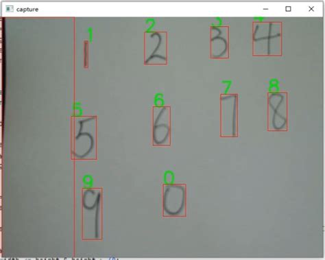 A 基于Python OpenCV k NN算法实现视频识别手写数字 字符识别 索炜达电子
